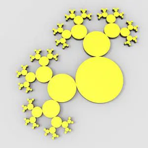 Scaling Circle Fractal - Parametric House