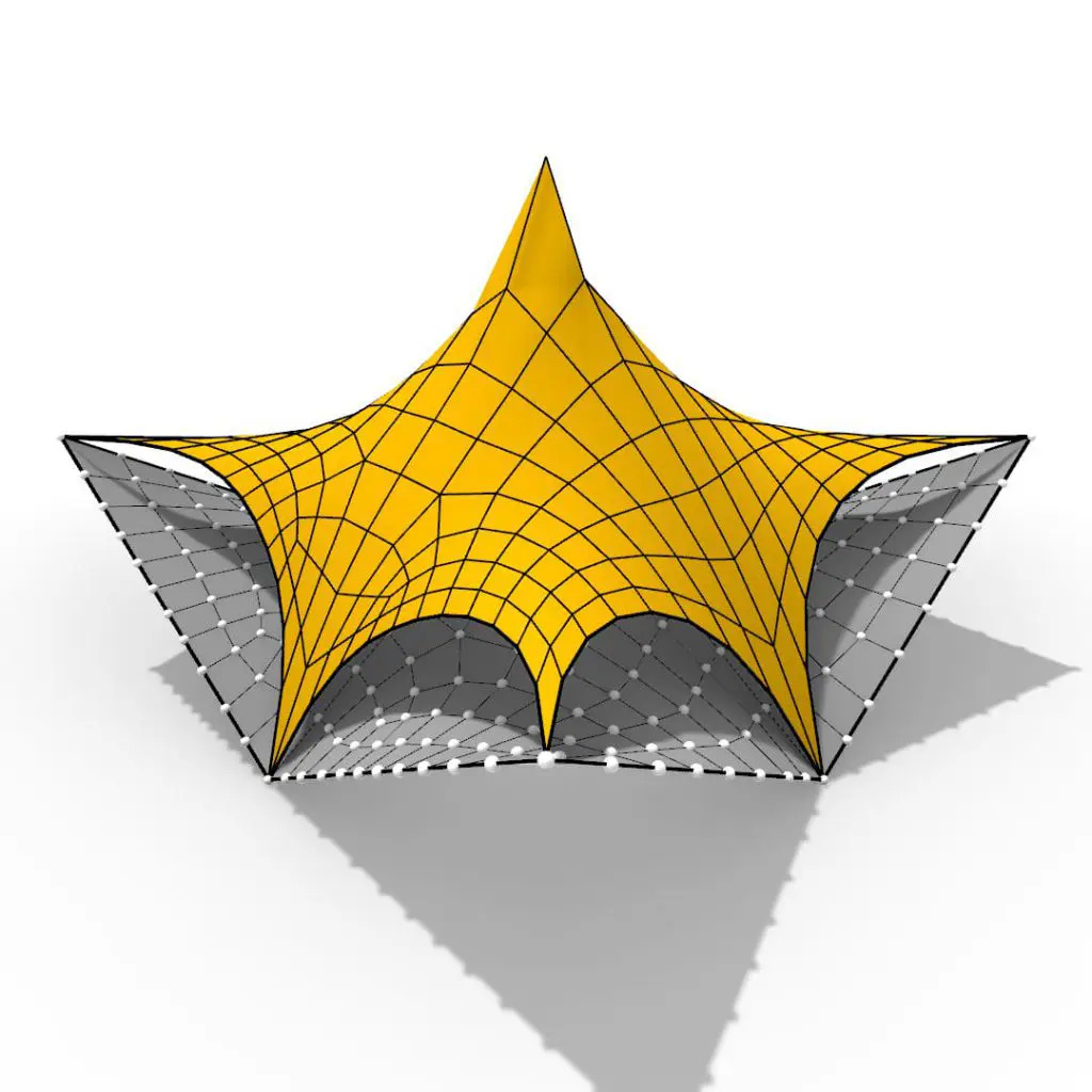 Kangaroo Vertices - Parametric House