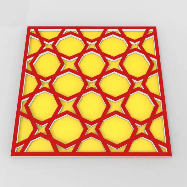 Simple Islamic Pattern - Parametric House