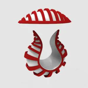 Earrings Design #2 - Parametric House