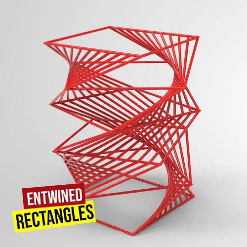 Entwined Rectangle - Parametric House