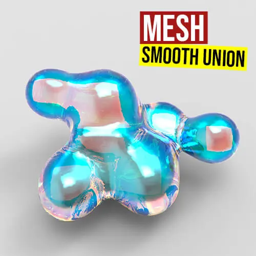 Mesh Smooth Union - Parametric House