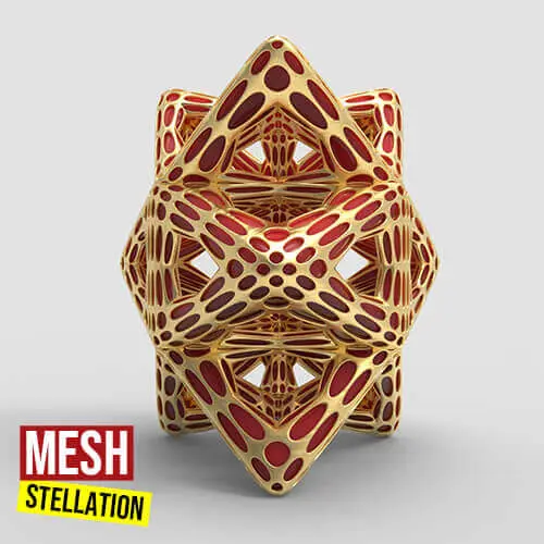Mesh Stellation - Parametric House