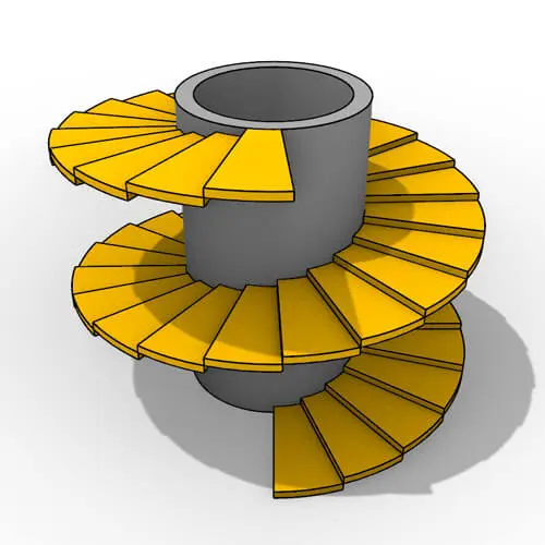 Spiral Stair - Parametric House