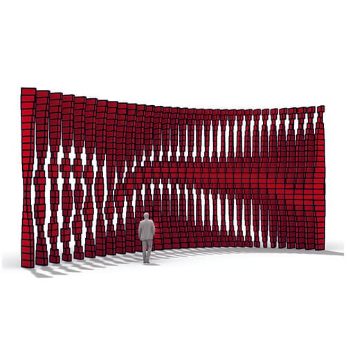 Rotating bricks - Parametric House