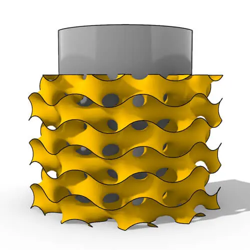 Gyroid Pattern - Parametric House