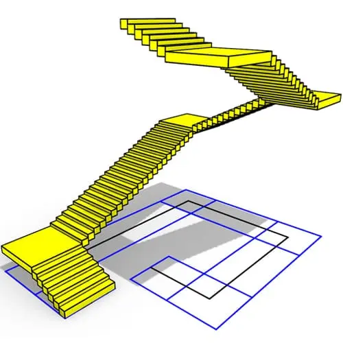 Stair From Polyline - Parametric House