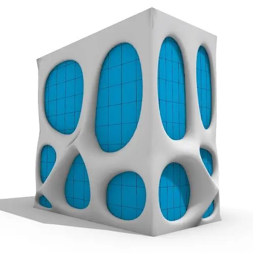 Voronoi Facade - Parametric House