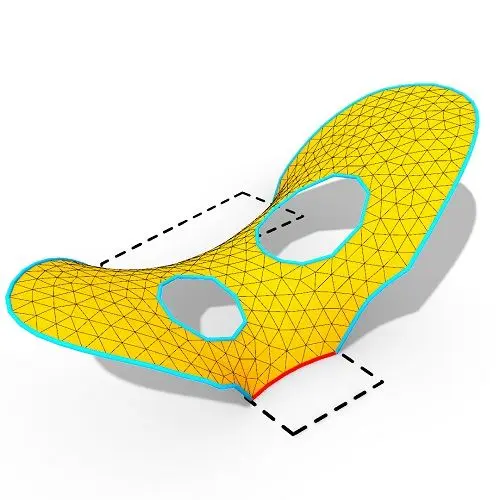 Planar Curves Shell - Parametric House