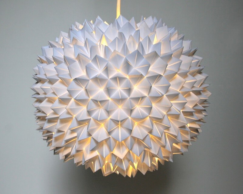 Faceted Pendant Lights - Parametric House