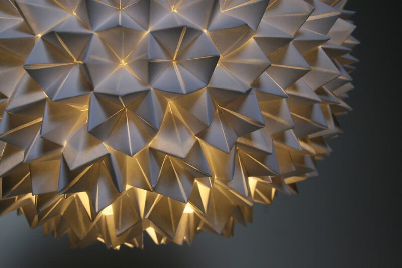 Faceted Pendant Lights - Parametric House