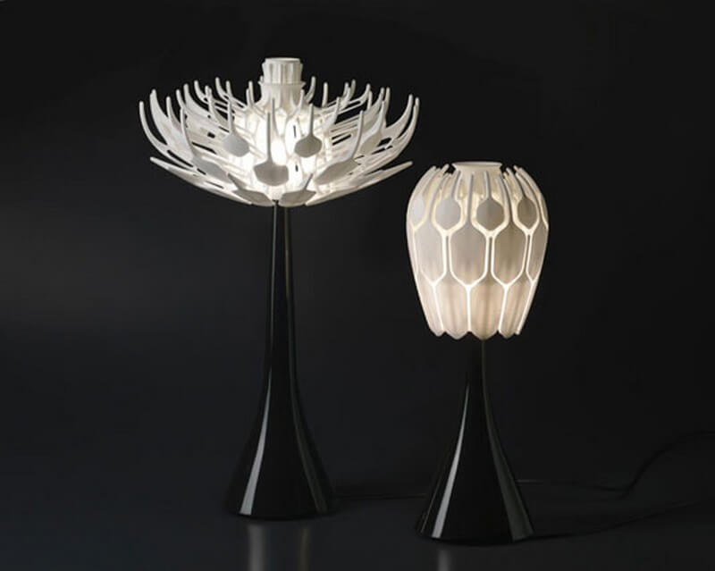 3D Printed Bloom Lamp - Parametric House