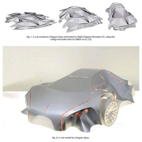 Rationalizing Curved Folding - Parametric House