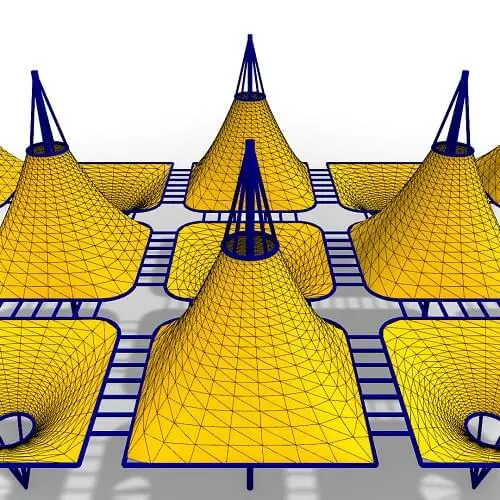 Minimal Surface Roof - Parametric House