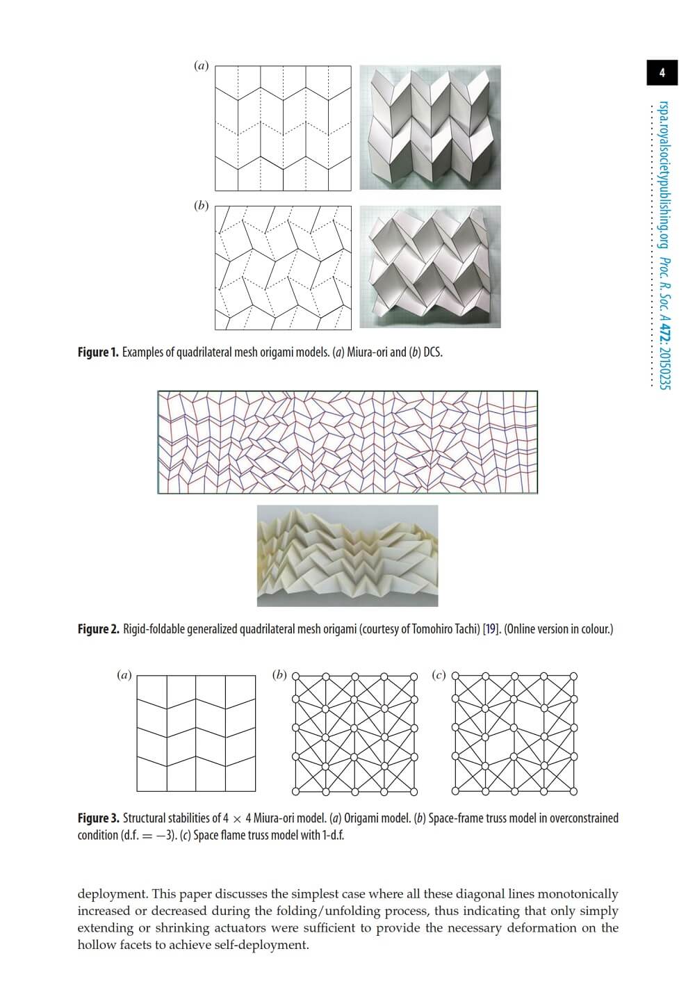 Self-Deploying Origami - Parametric House