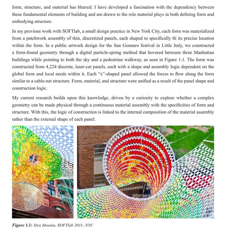 Knitting Behavior - Parametric House