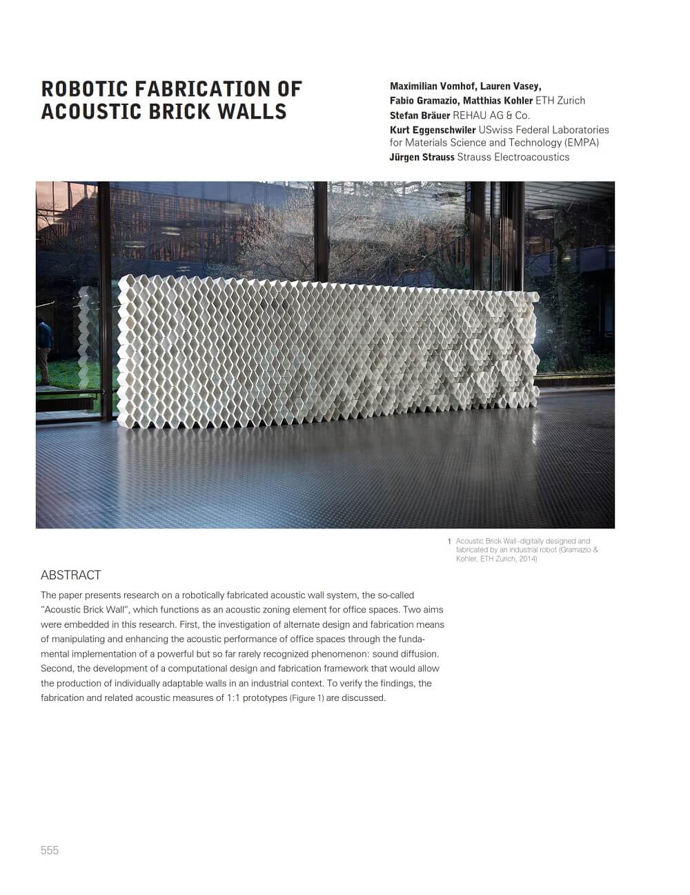 Acoustic Brick Walls - Parametric House