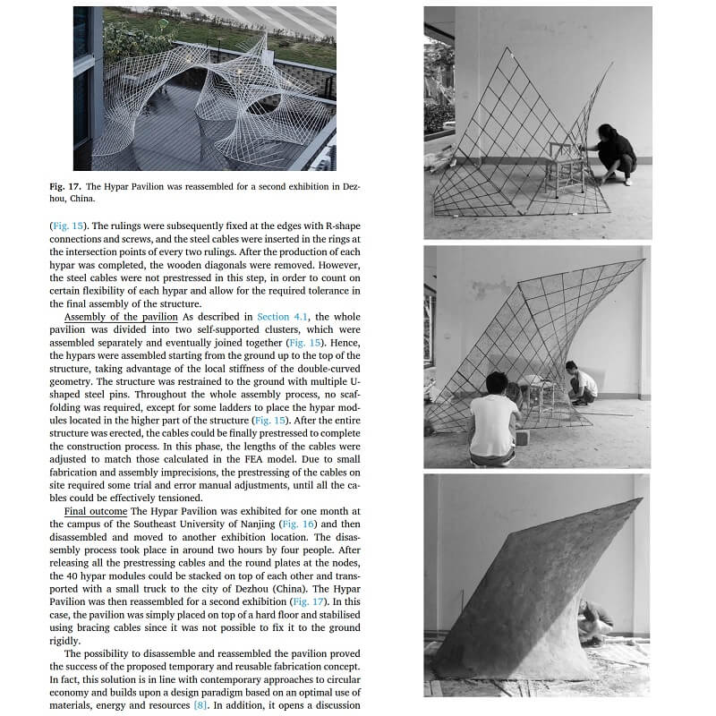 Prestressed Gridshells - Parametric House