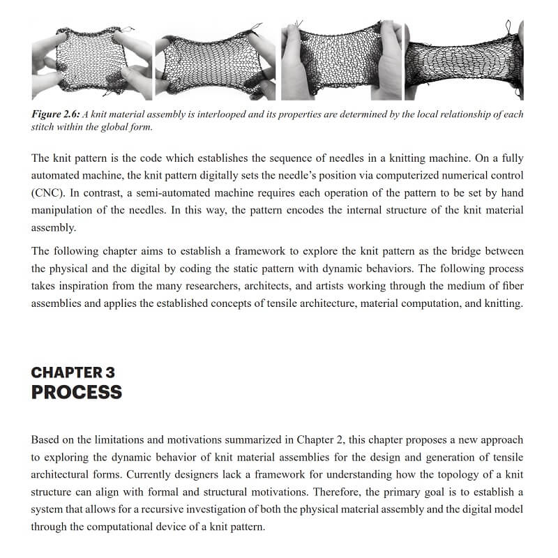 Knitting Behavior - Parametric House