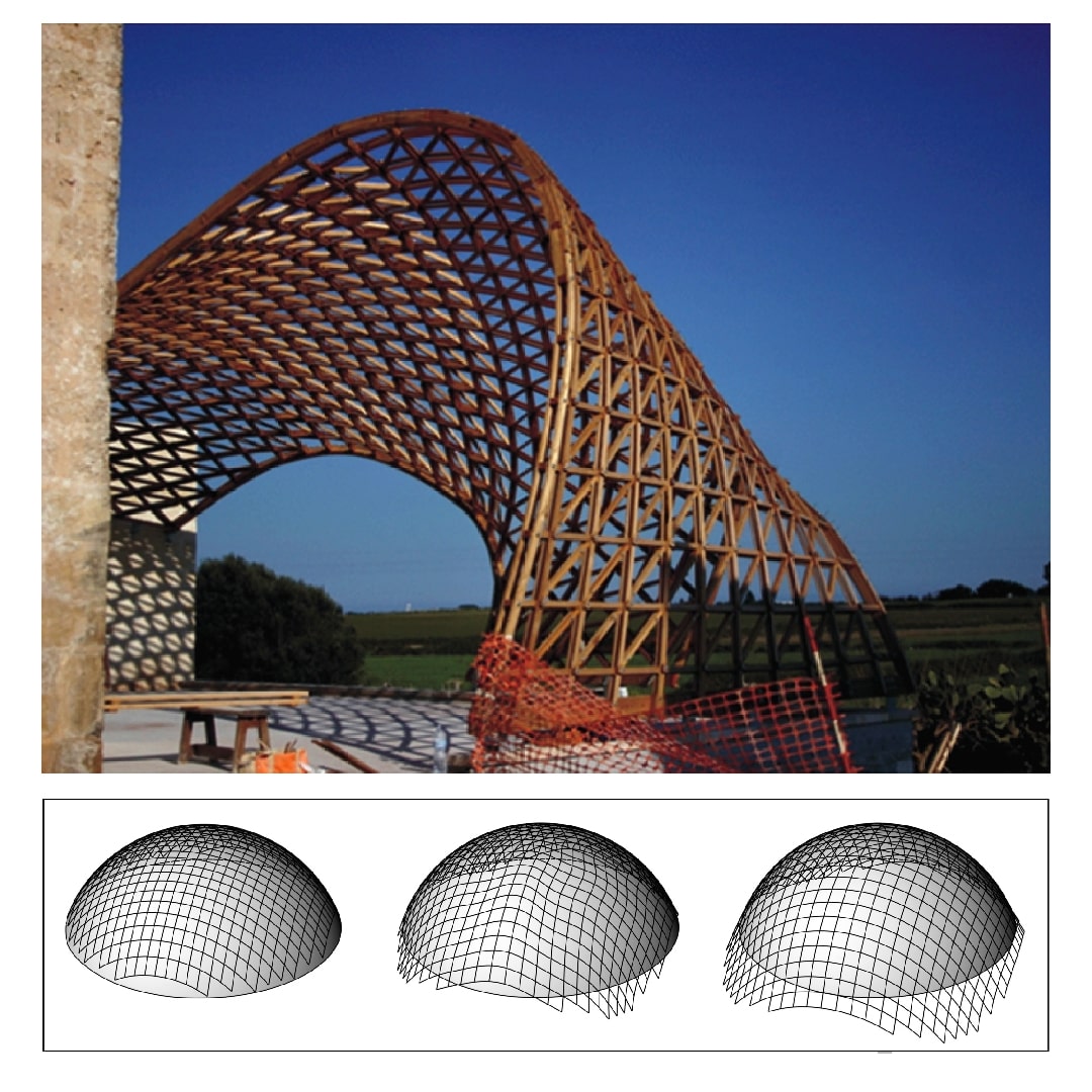 Actively Bent Timber - Parametric House