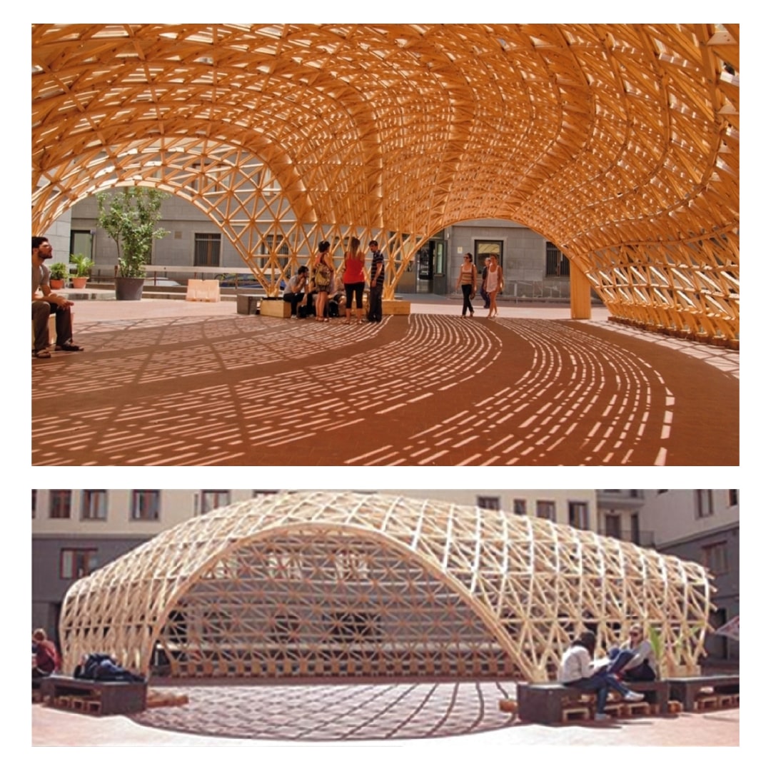 Actively Bent Timber - Parametric House