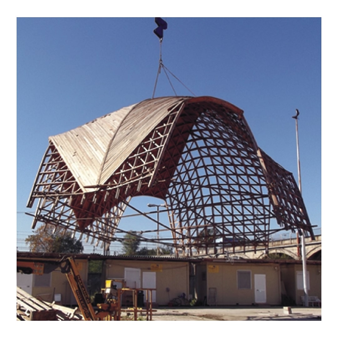 Actively Bent Timber - Parametric House