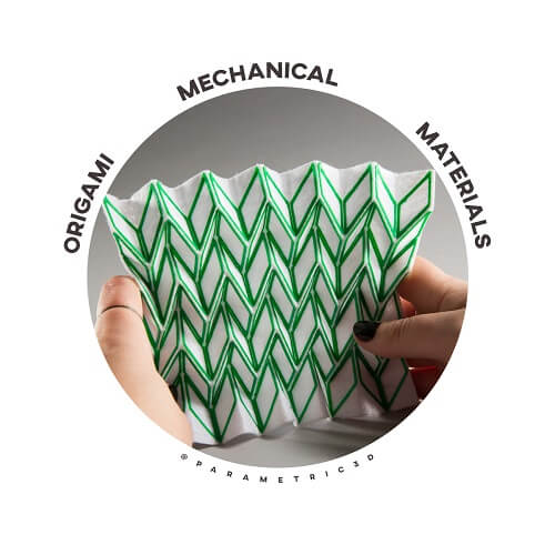 Origami Mechanical Materials - Parametric House