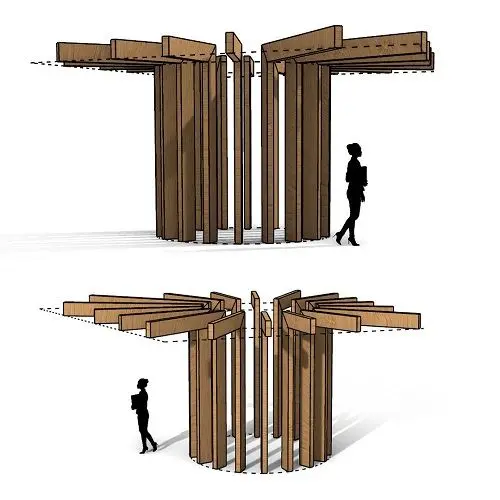 Polar Ribs - Parametric House