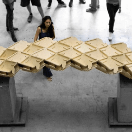 Timber Folded Plate - Parametric House