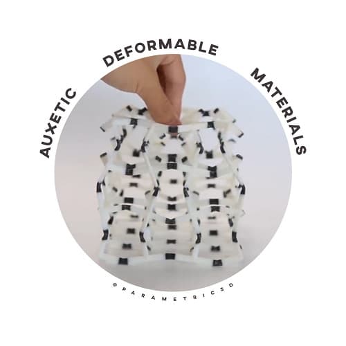 Auxetic Deformable Materials - Parametric House