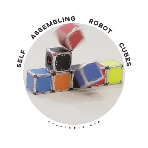 Self Assembling Robot Cubes - Parametric House