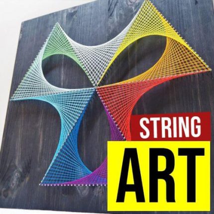 String Art Patterns - Parametric House
