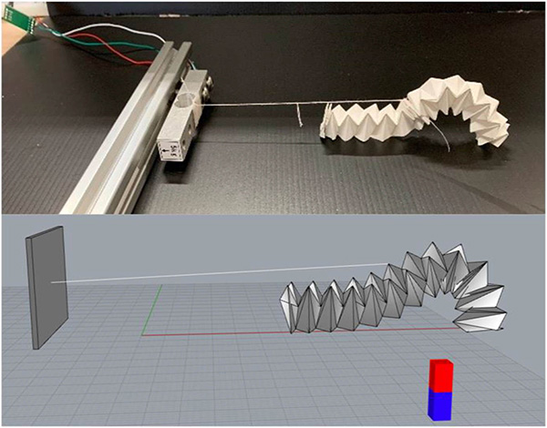Robotic Origami Worms - Parametric House