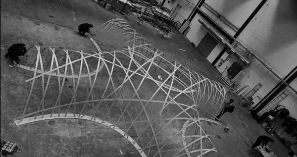 Elastic Timber Gridshell Parametric House