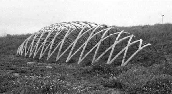 Elastic Timber Gridshell - Parametric House