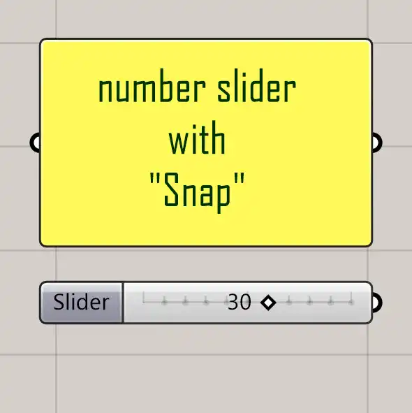 Number Slider Snap - Parametric House