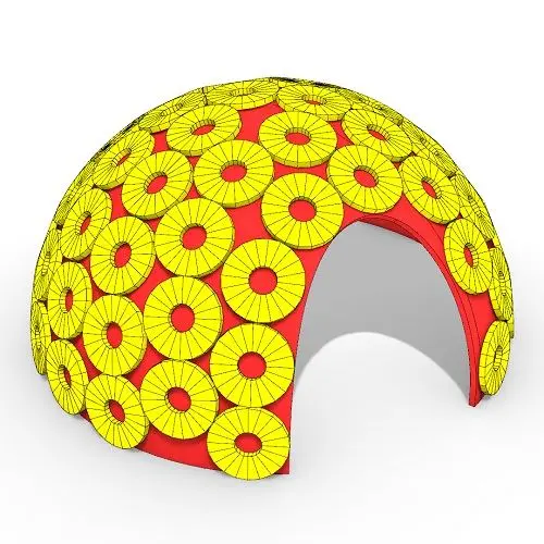 Circle Packing Dome - Parametric House
