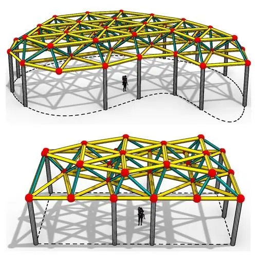 Spaceframe Kangaroo - Parametric House