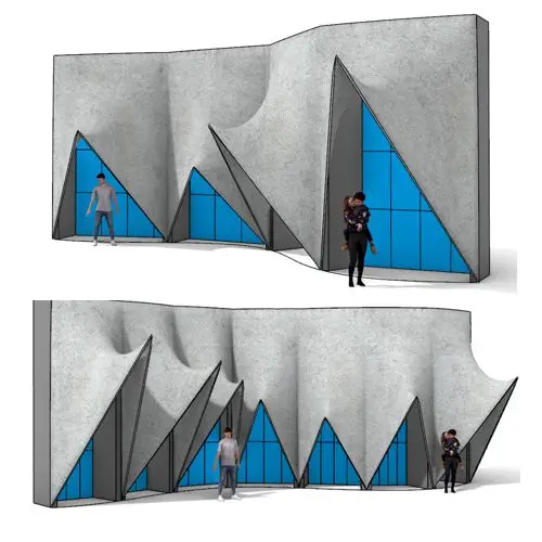 Entrance Structure - Parametric House